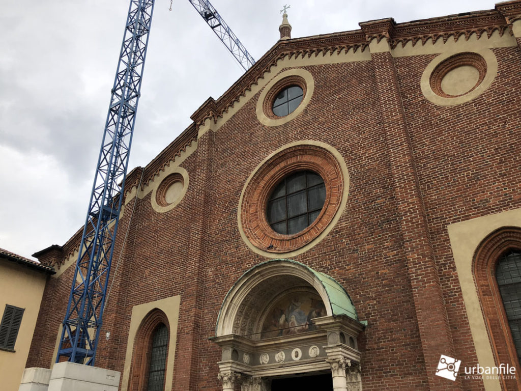 Milano | Porta Magenta - Restauri alla parte Solariana di Santa Maria ...