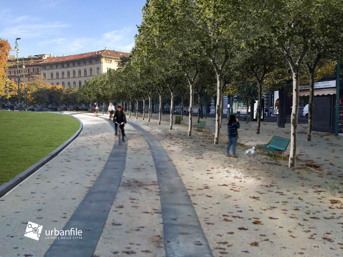 Milano | Castello - Ecco il progetto definitivo di piazza Castello ...