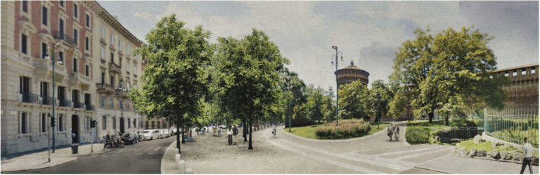 Milano | Castello - Ecco il progetto definitivo di piazza Castello ...