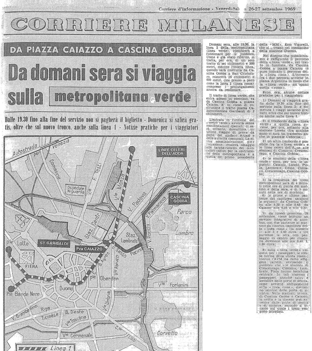 Milano | Trasporti: 50 anni di linea verde - Urbanfile