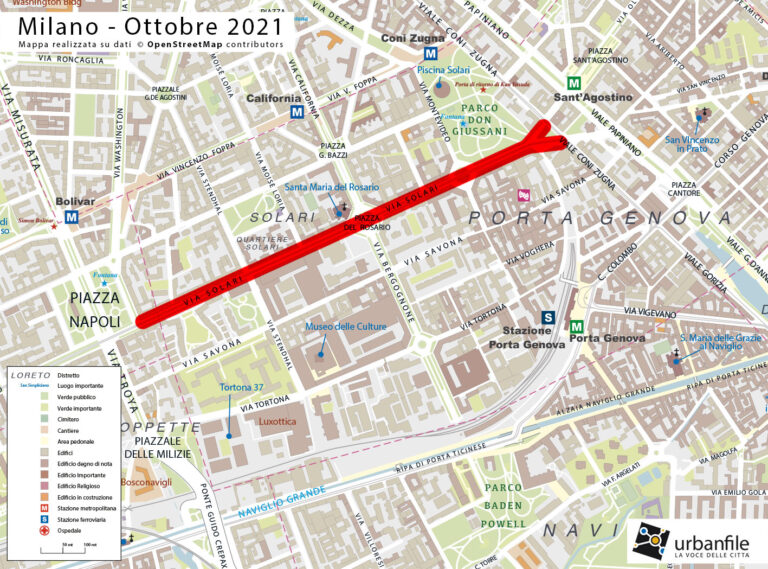 Milano | Porta Genova - Parcheggio selvaggio e alberature, quel ...
