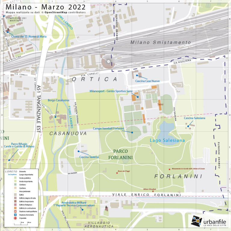 Milano | Ortica - Ciclabile via Corelli-Rivoltana: maggio 2022 - Urbanfile
