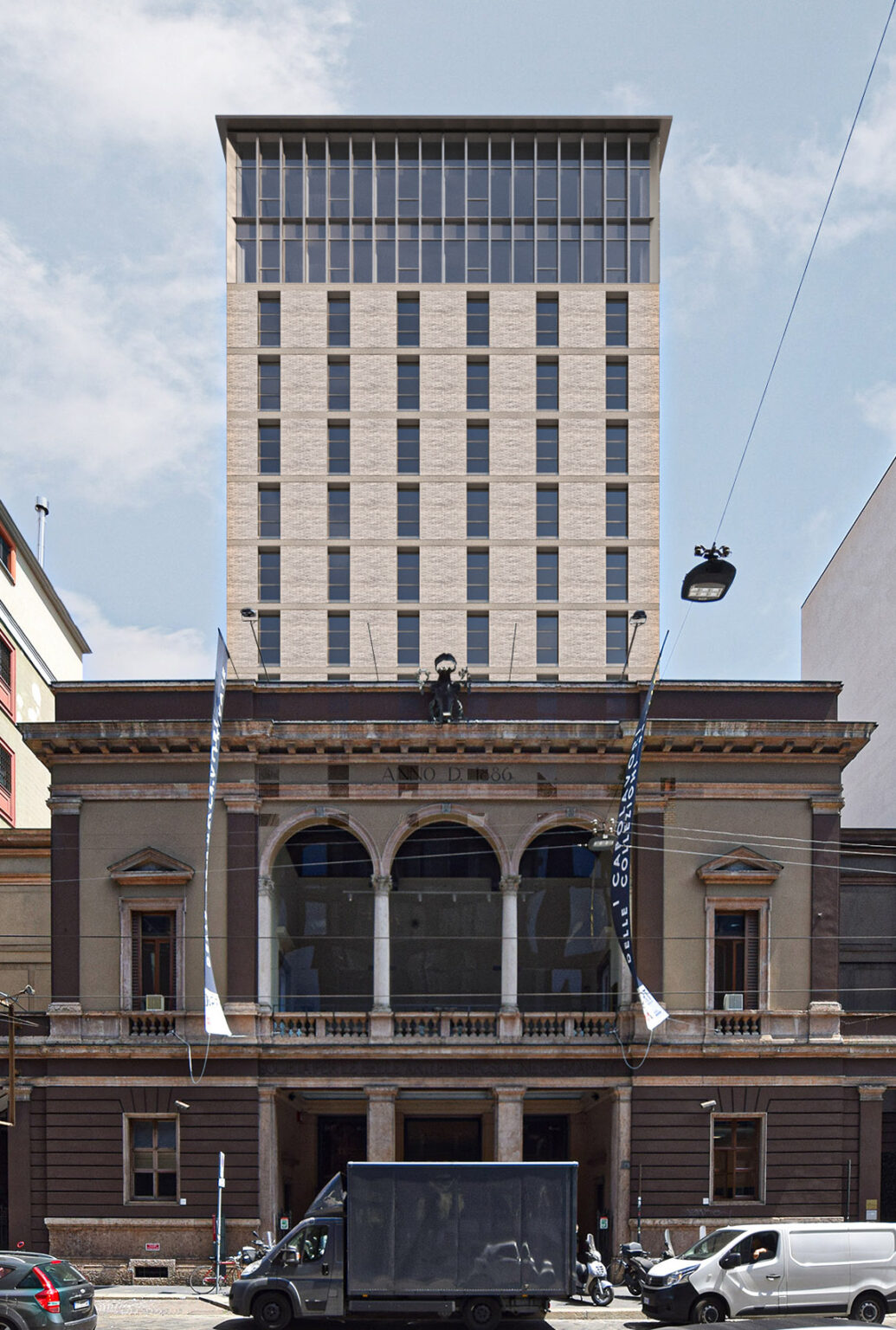 Milano | Porta Nuova – Cantiere e rendering Torre della Permanente ...