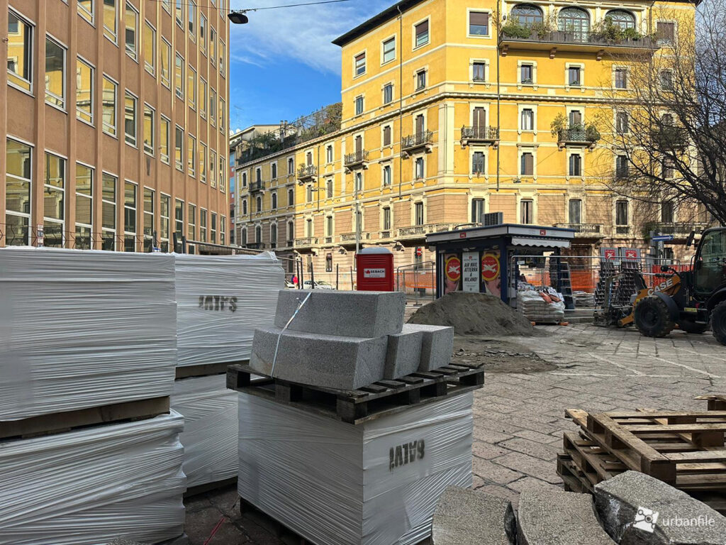 Milano | Brera – Riqualificazione di largo Treves: gennaio 2023 - Urbanfile