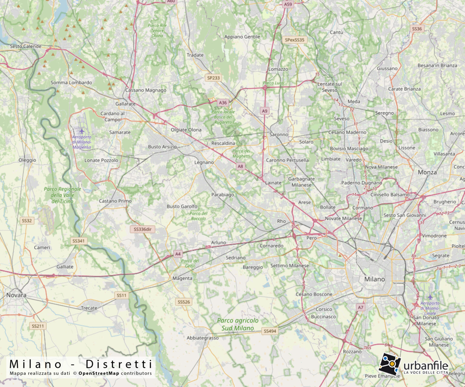 Mappa-Milano-Area-metropolitana-Ovest-Malpensa - Urbanfile