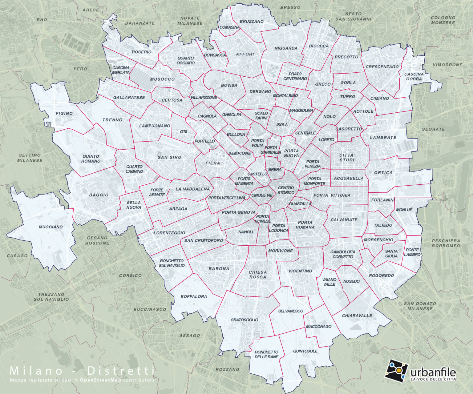 2023-Mappa-Milano-Distretti - Urbanfile