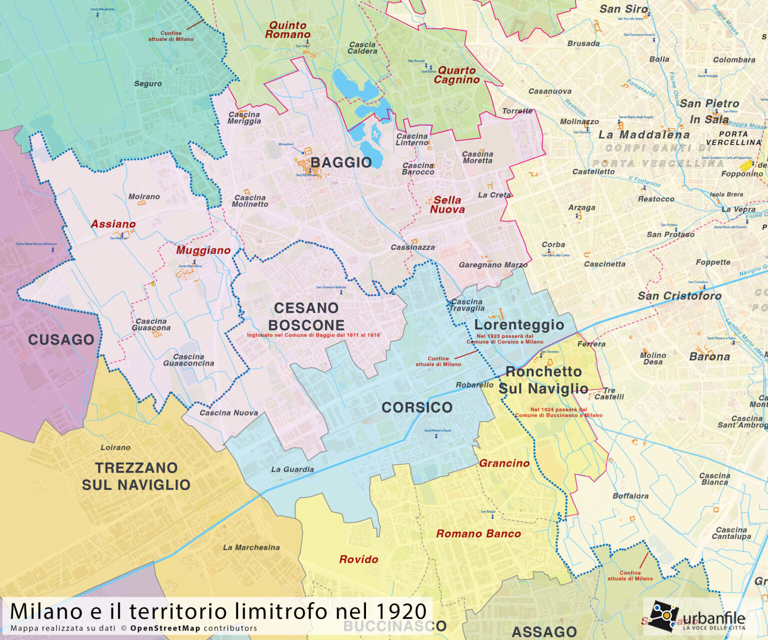 Milano | 100 anni della Grande Milano, quando le periferie erano paesi ...
