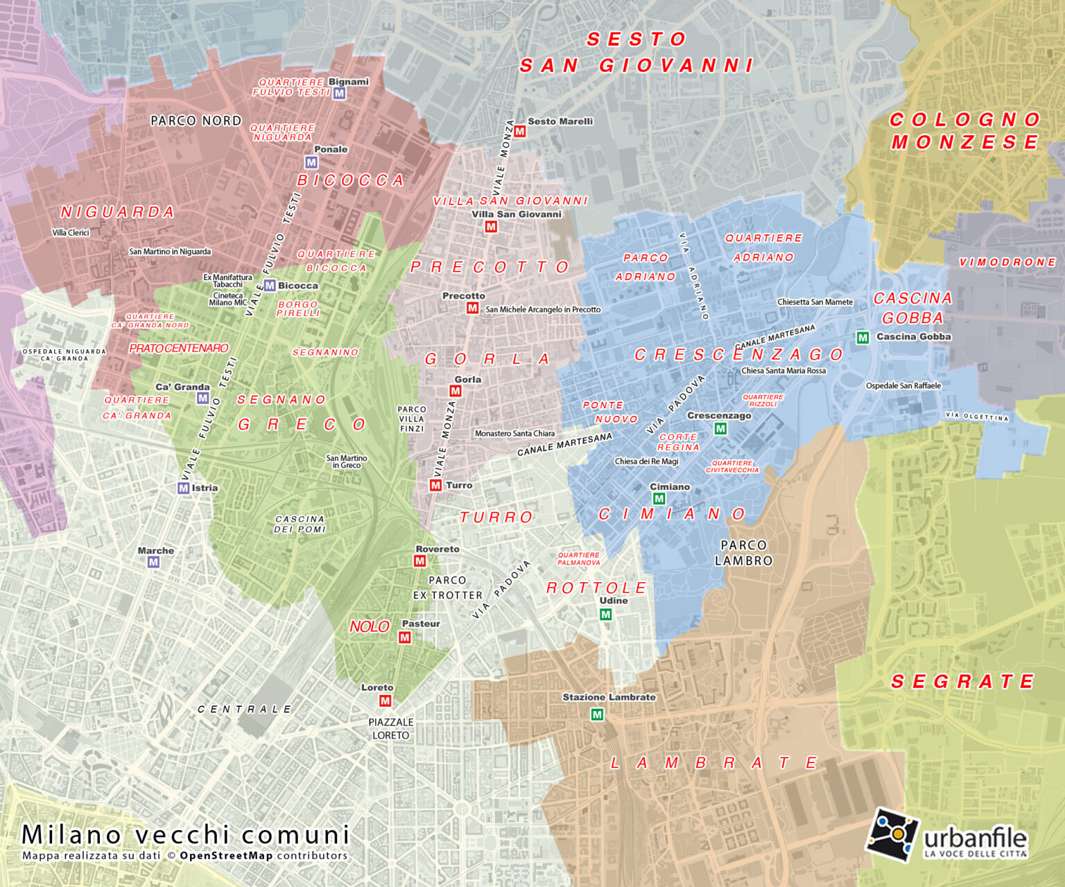 Milano | 100 anni della Grande Milano, quando le periferie erano paesi ...