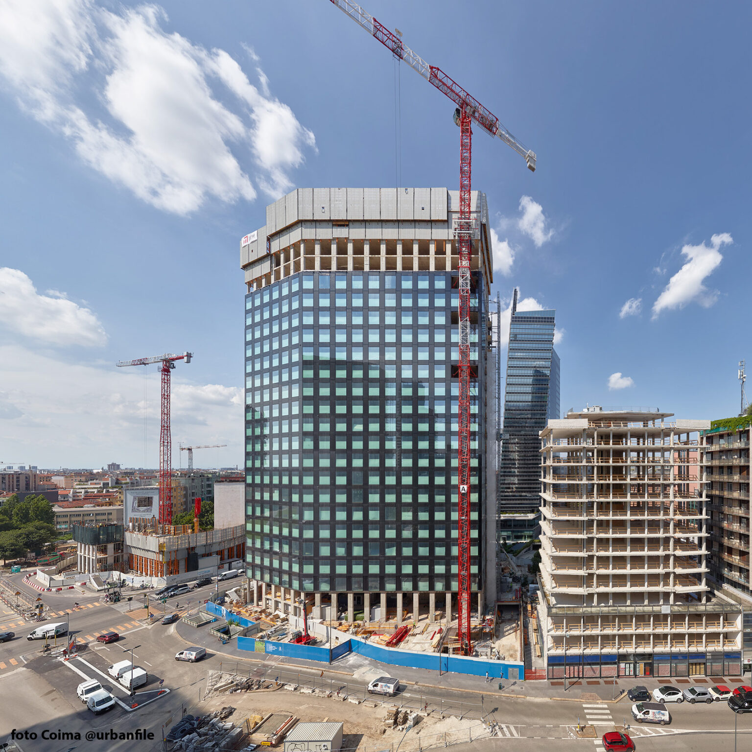 Milano | Porta Nuova – Cantiere Gioia 20 i Portali: giugno 2024 issata ...