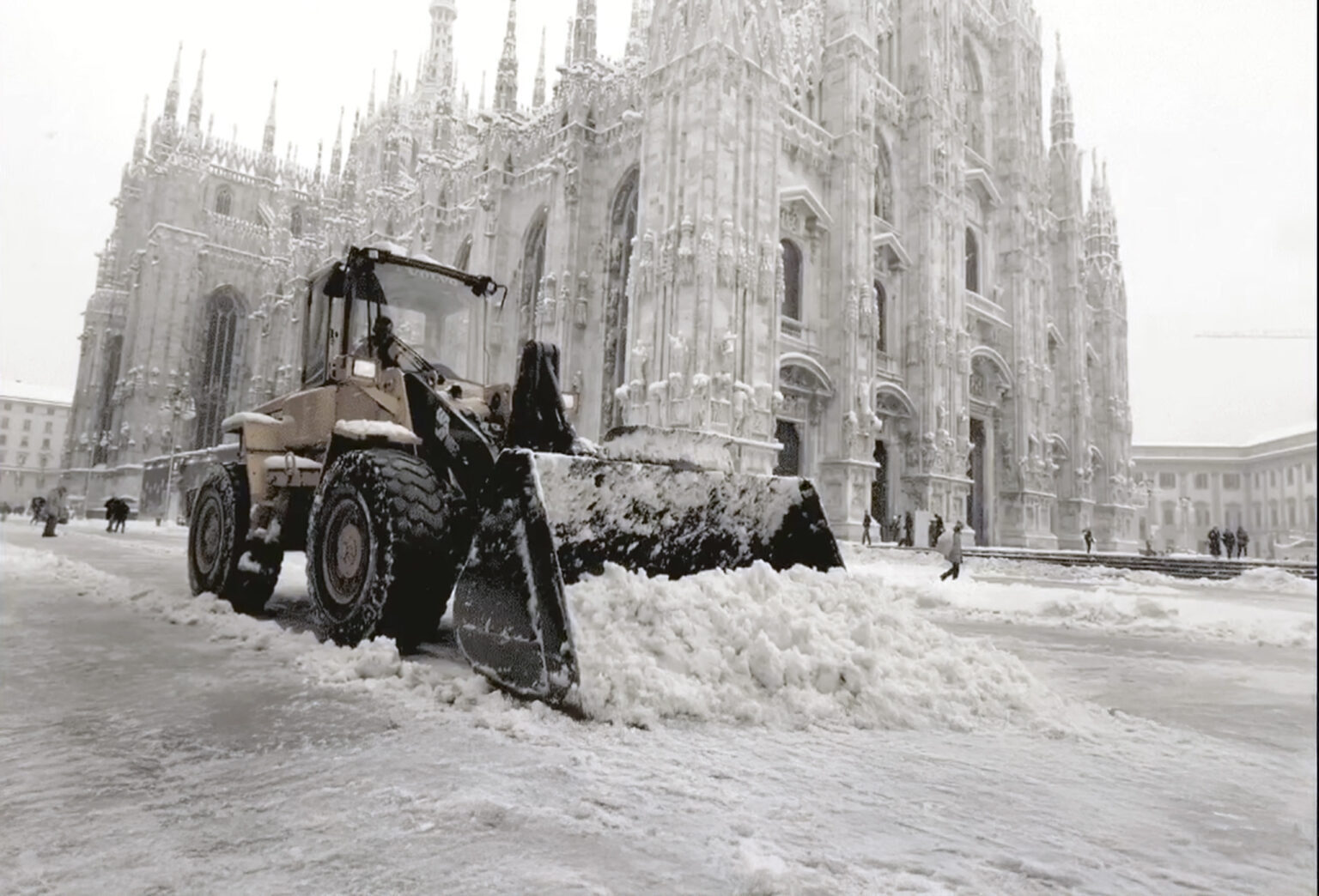 Milano | Storia - 40 anni fa la nevicata del secolo - Urbanfile