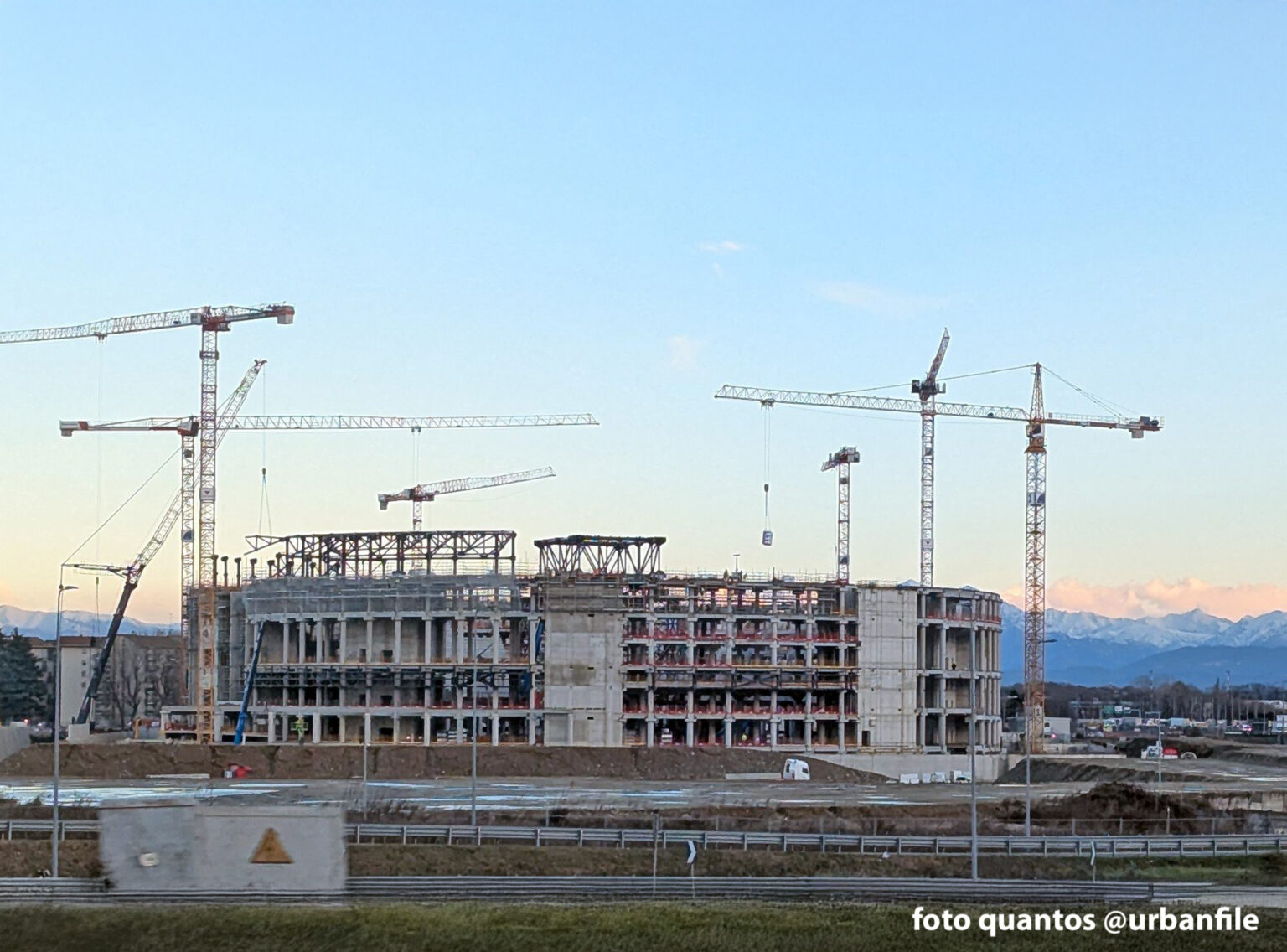 Milano | Santa Giulia – Cantiere Arena Olimpica e area: gennaio 2025 ...