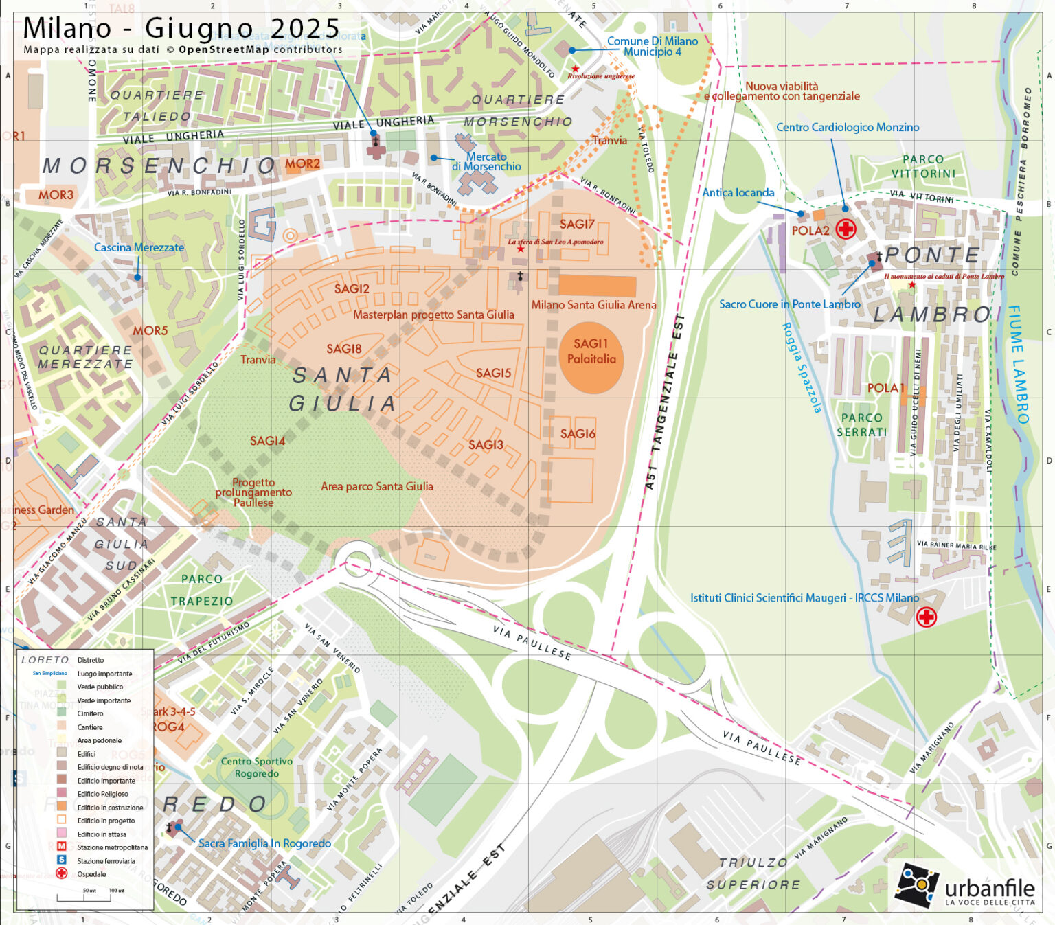 Milano | Morsenchio-Rogoredo – Cantiere Arena Olimpica Santa Giulia ...
