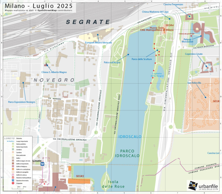 Milano | Segrate – Cantieri nell'area dell'Idroscalo: luglio 2025 ...